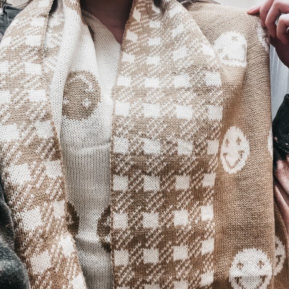 Accessories | Smiley Scarf | Poshmark